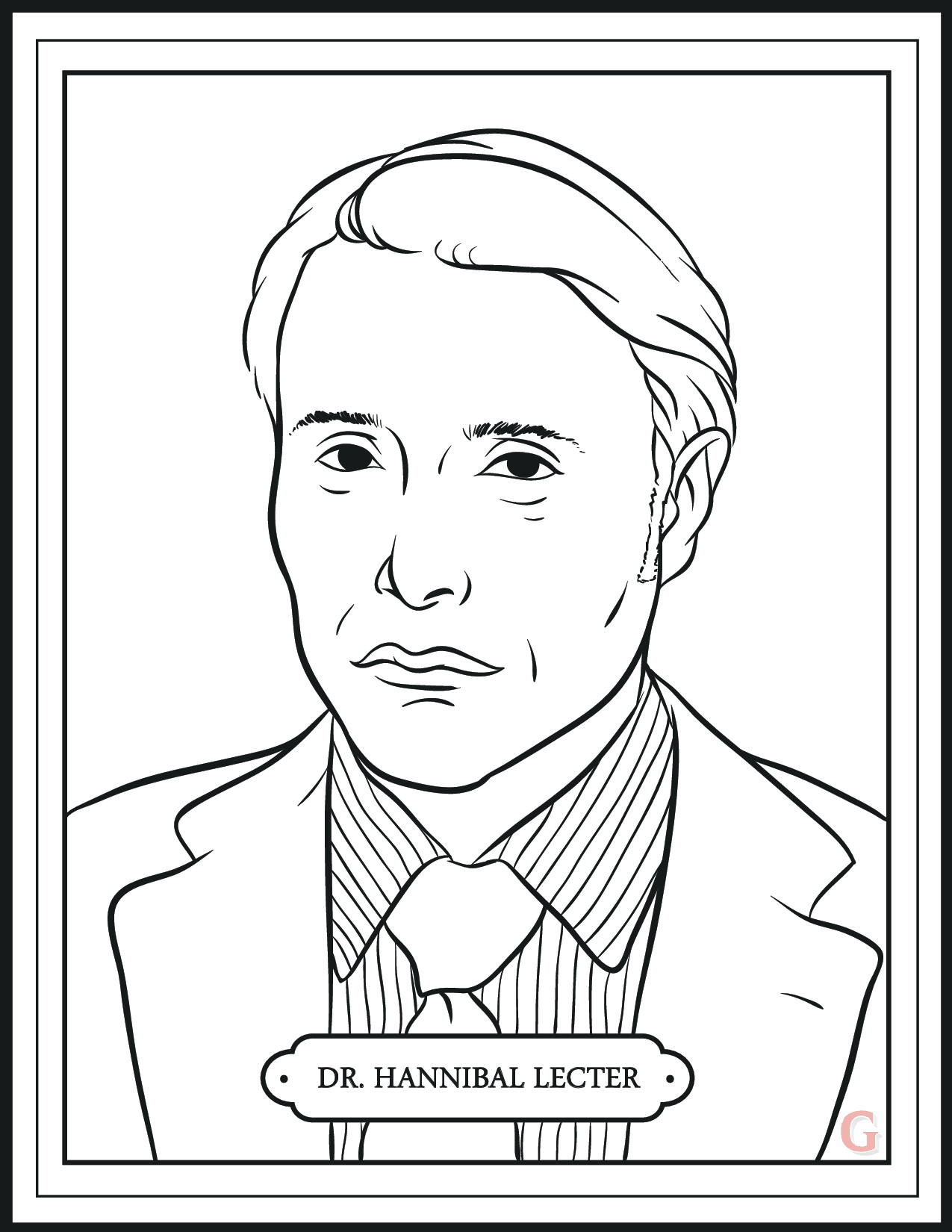 Hannibal’ Returns Tonight. Enjoy This Mini Coloring Book About Your ...